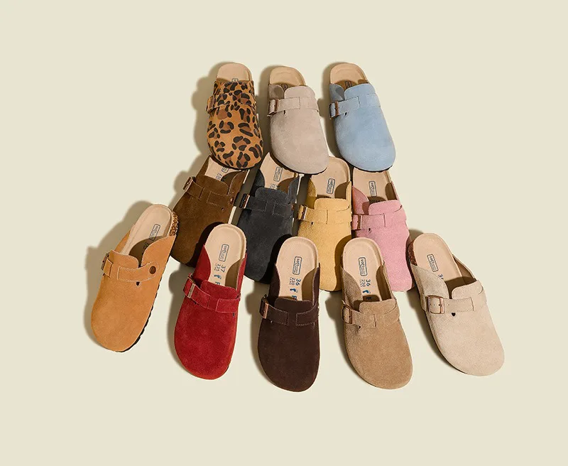 Upgraded version of real cork soles Cowhide leather Birkenstock ...